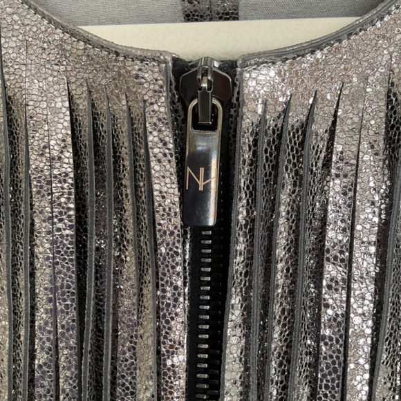 Nour Hammour | Jackets & Coats | Rare Nour Hammour Retrograde Metallic ...